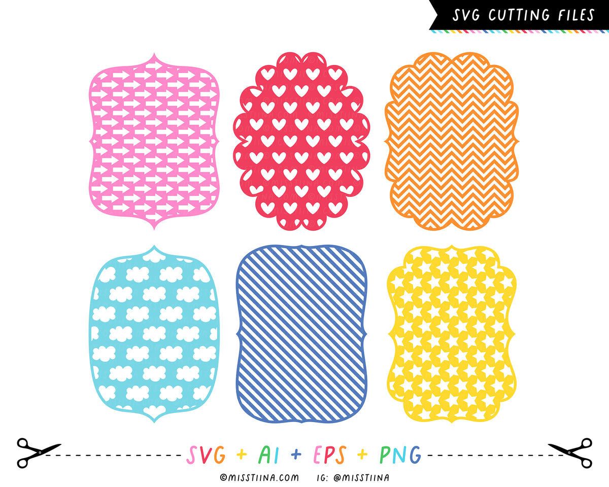 Cut Out Labels SVG Digital Cut Files – Miss Tiina